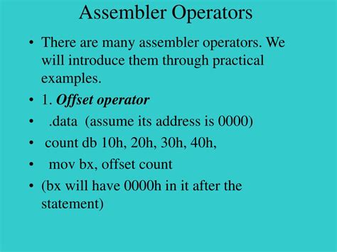 Ppt Target Processor Directives Powerpoint Presentation Free