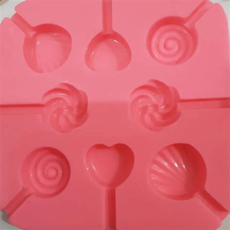 کمدا قیمت و خرید قالب سیلیکونی آب نبات رنگ مرجانی سایز 10 در 10سانت