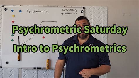 Introduction To Psychrometrics Youtube