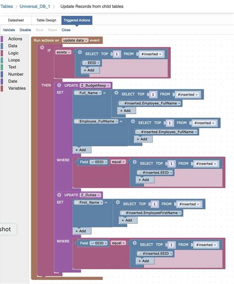 View Table Not Getting Updated Tables Views And Relationships