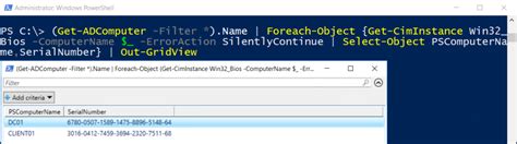 Get Serial Numbers Of All Domain Computers With Powershell Sid 500com