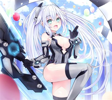 Black Heart Neptune And 1 More Drawn By Giga Tera Danbooru