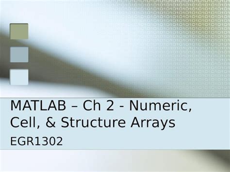 pptx matlab ch 2 n umeric cell and structure arrays dokumen tips