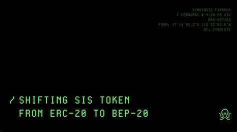Dao Voting Sis Token From Erc 20 To Bep 20 By Symbiosis 👾 Medium