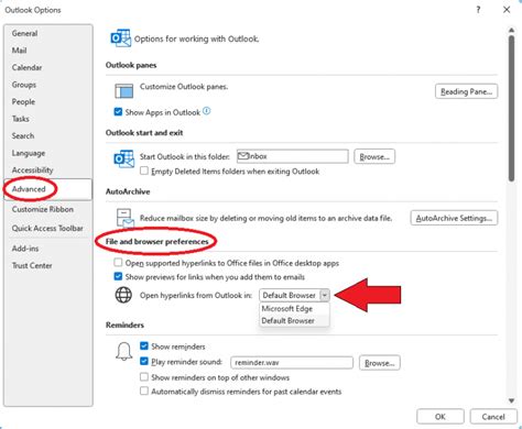 How To Open Outlook Links In Chrome Or Any Preferred Browser