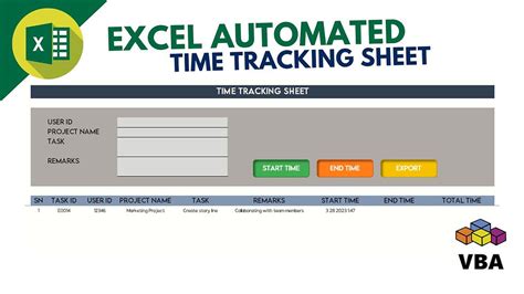 Build An Automated Time Tracking Sheet In Excel