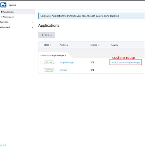 routes not displayed in ui on new deployed apps · issue 169 · epinio
