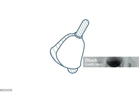 벨 링거 등대 아이콘 3d 라인 아트 기술 드로잉 편집 가능한 스트로크 벡터 3차원 형태에 대한 스톡 벡터 아트 및 기타 이미지