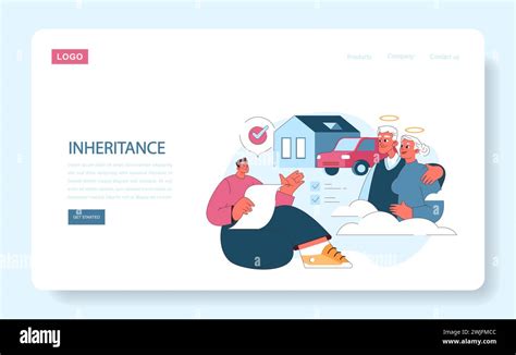 Inheritance Web Or Landing A Man Reviews Estate Documents With A Visual Metaphor Of A Serene