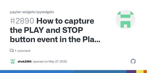How To Capture The Play And Stop Button Event In The Play Animation Widgets · Issue 2890