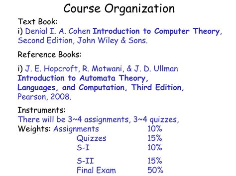 Ppt Csc312 Automata Theory Lecture 1 Introduction Powerpoint