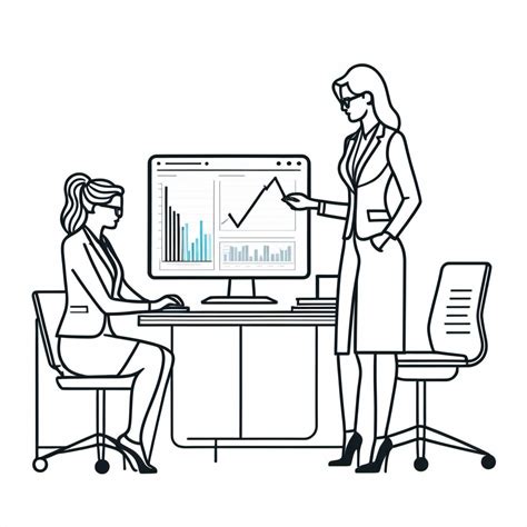 Two Women And Data Visualization Stable Diffusion Online