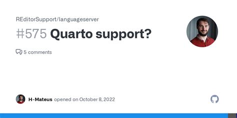Quarto Support · Issue 575 · Reditorsupportlanguageserver · Github
