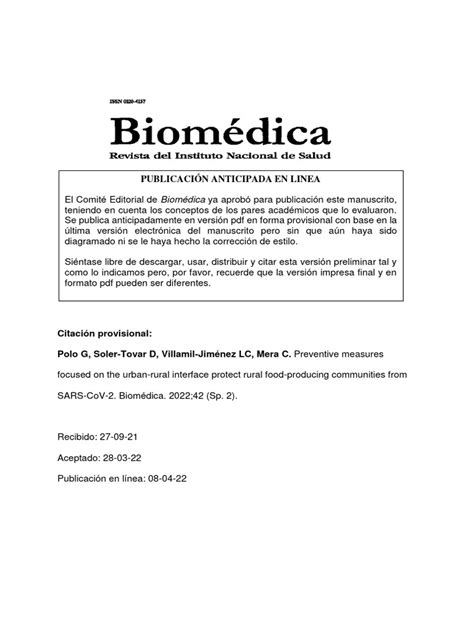 Preventive Measures Focused On The Urban Rural Interface Protect Rural Food Producing