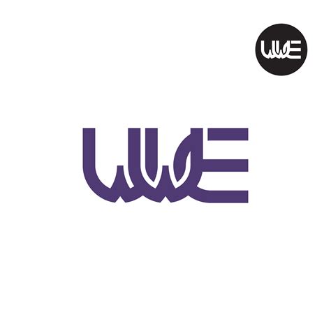 Letter WWE Monogram Logo Design 35592785 Vector Art At Vecteezy