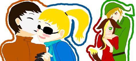 Ribbons X Masky And The Red Hood X Ben Drowned By Theredhoody On Deviantart