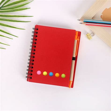 3 Packs Spiral Notebook Steno Pads Lined Notepad With Pen In Holder Notes Page Colored Tabs