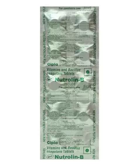 Nutrolin B Paediatric Tablet Jeevandip