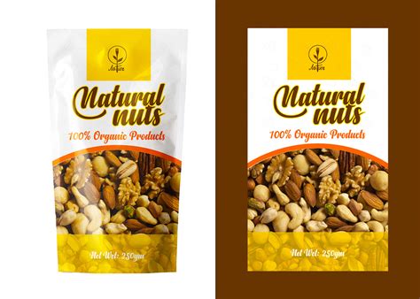 Nuts Pouch Packaging Design 2024 Behance