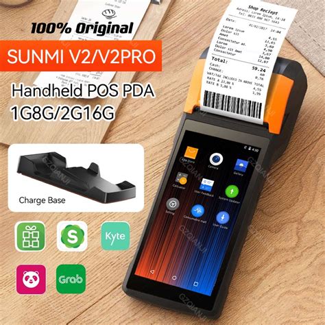 Sunmi V2 V2 PRO 4G Wifi Mobile Handheld POS System 58mm Thermal Bluetooth Barcode Scanner