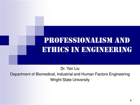 Ppt Professionalism And Ethics In Engineering Powerpoint Presentation Id3865348