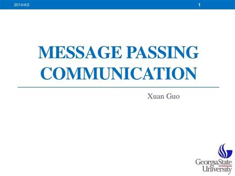 Ppt Message Passing Communication Powerpoint Presentation Free