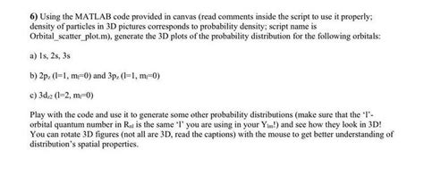 Solved MATLAB Code Is Given Below Code For Prob Density Chegg Com