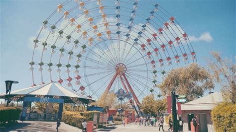 Beautiful Chaos At Busy Amusement Park