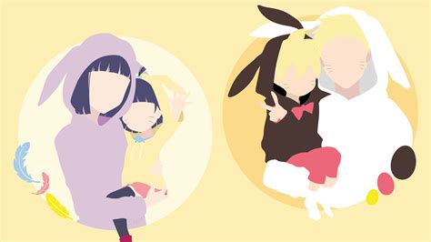 Uzumaki Himawari Hinata Uzumaki Familie Naruto Boruto Hinata