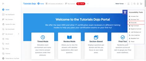 Tutorials Dojo Portal Faqs Tutorials Dojo