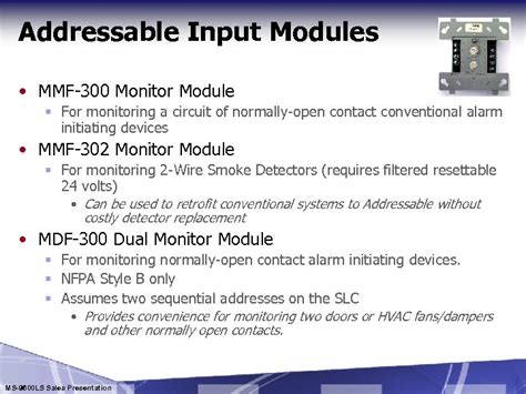 Selling Addressable Systems MS 9600 LS Product Overview