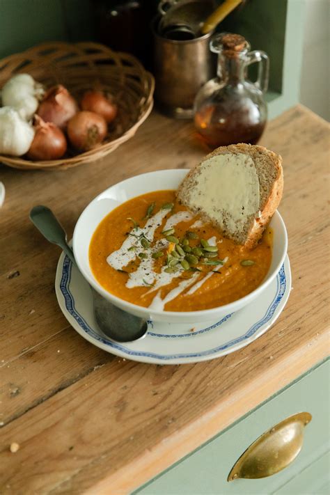 Spiced Butternut Squash And Apple Soup Madeleine Olivia