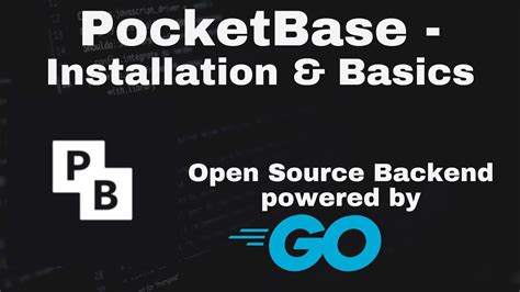 Pocketbase Das Perfekte Open Source Backend Installation Basics Und Erster Eindruck Youtube