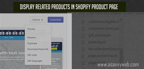 Display Related Products In Shopify Product Page Recommended Products