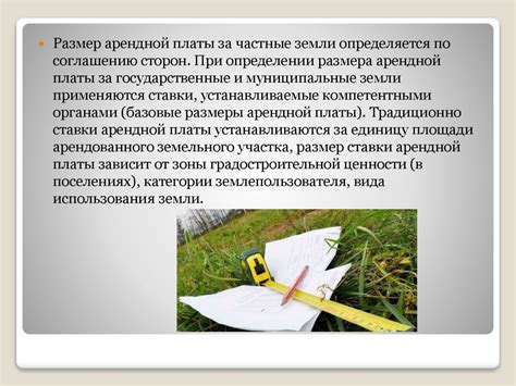 Арендная плата презентация онлайн