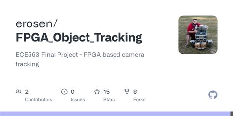 GitHub Erosen FPGA Object Tracking ECE563 Final Project FPGA Based