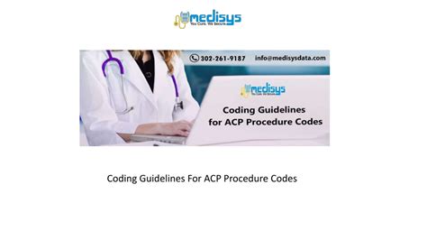 Ppt Coding Guidelines For Acp Procedure Codes Powerpoint Presentation Id 11156345