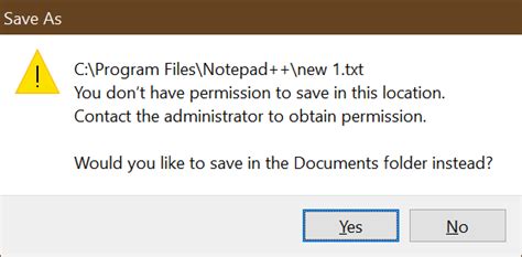 default directory defaults to c program files notepad but it s not