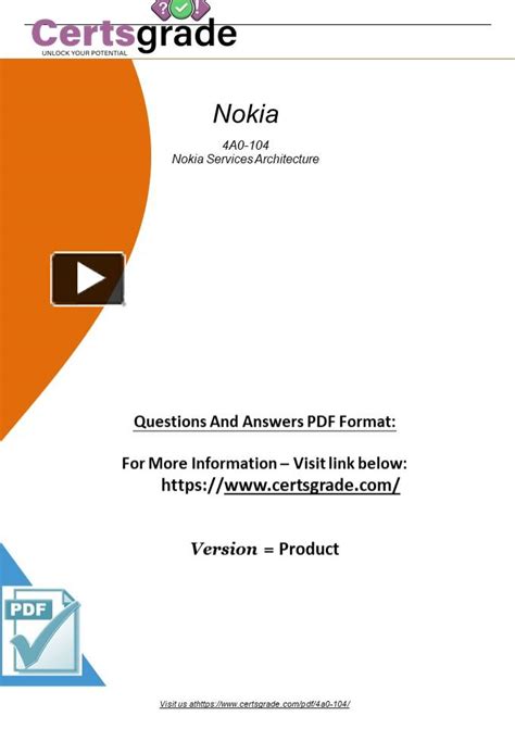 PPT Updated Certsgrade 4A0 104 Practice Test PDF Dumps PowerPoint Presentation Free To