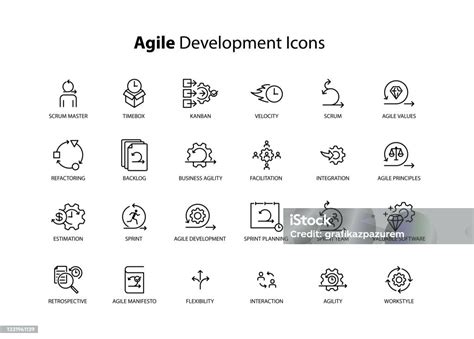 Agile Development Icons Stock Illustration Download Image Now Icon Symbol Agility