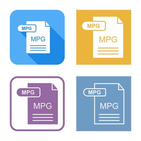 MPG Vector Icon 33206357 Vector Art At Vecteezy