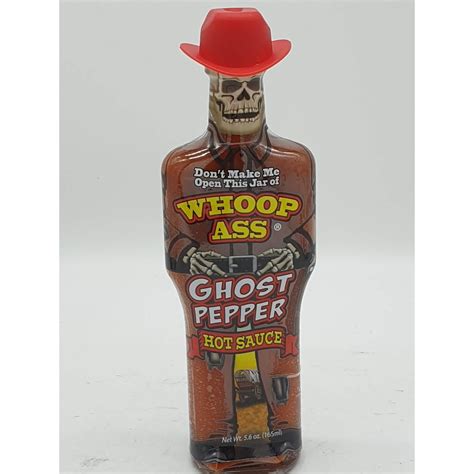Whoop Ass Ghost Pepper Hot Sauce 165ml European Grocery Store