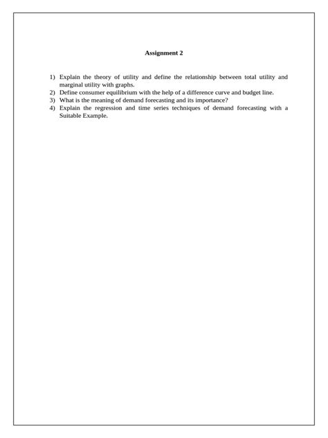 Economics Assignment Number 2 Pdf