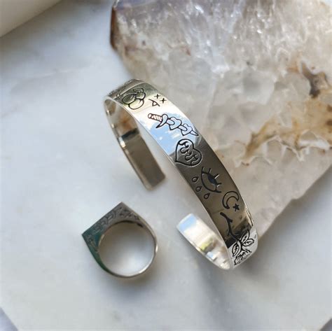 Tattoo Love Cuff J Line Designs