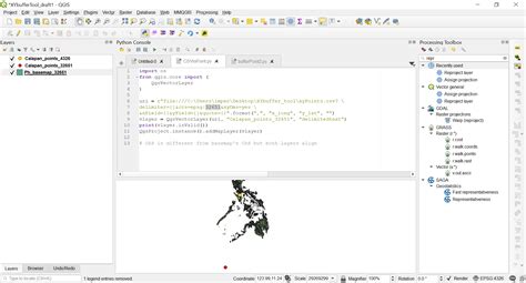 Basemap In Epsg 32651 Doesnt Align With Point Layer In Same Crs Red But Aligns With Point