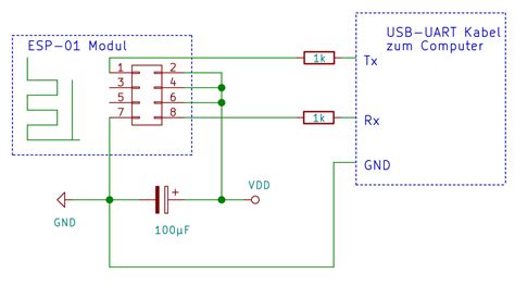 Serielle Kommunikation Zwischen Usb To Ttl Adapter Und Esp8266
