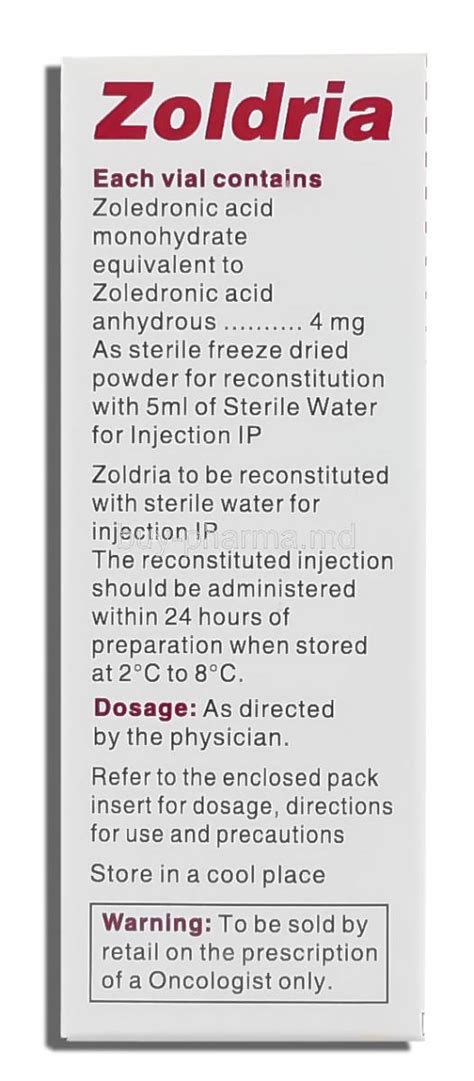 Buy Zoledronic Acid Injection Online