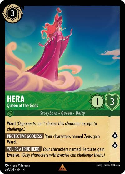 Hera Character Mushu Report Lorcana Wiki