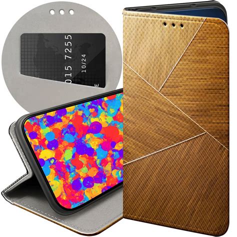 ETUI Z KLAPKĄ DO XIAOMI LITE CIVI WZORY BRĄZOWE DREWNIANE BROWN CASE Xiaomi Sklep
