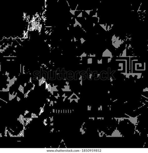 Abstract Geometric Seamless Pattern Background